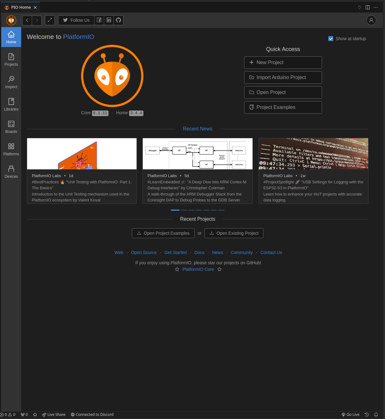 PlatformIO - the tinykart book